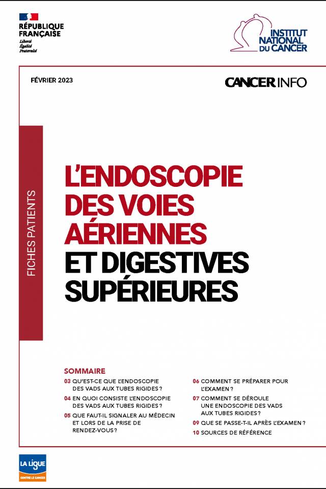 L’endoscopie des voies aériennes et digestives supérieures