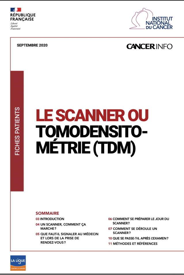 Le scanner ou tomodensitométrie (TDM)